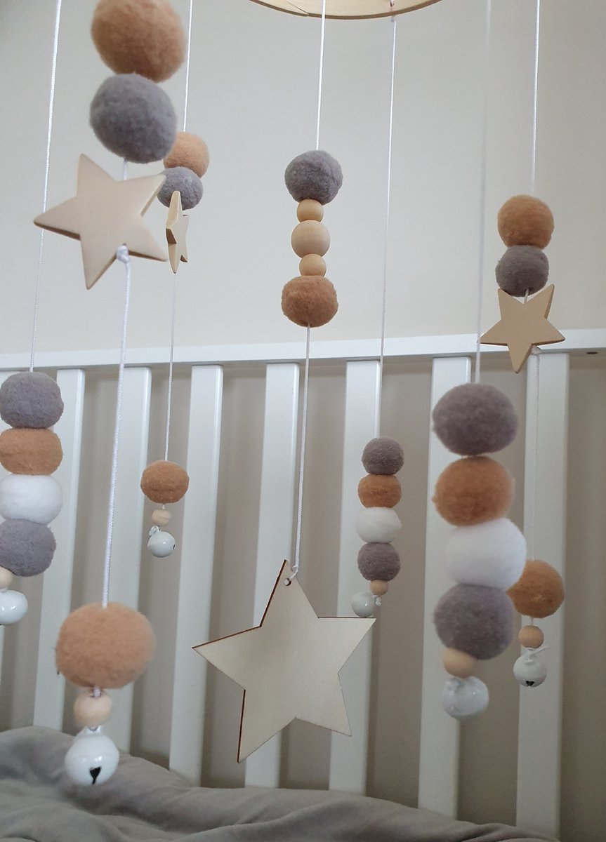 Leuke decoratie hanger voor boven de box of de wieg/ledikant - Box ...