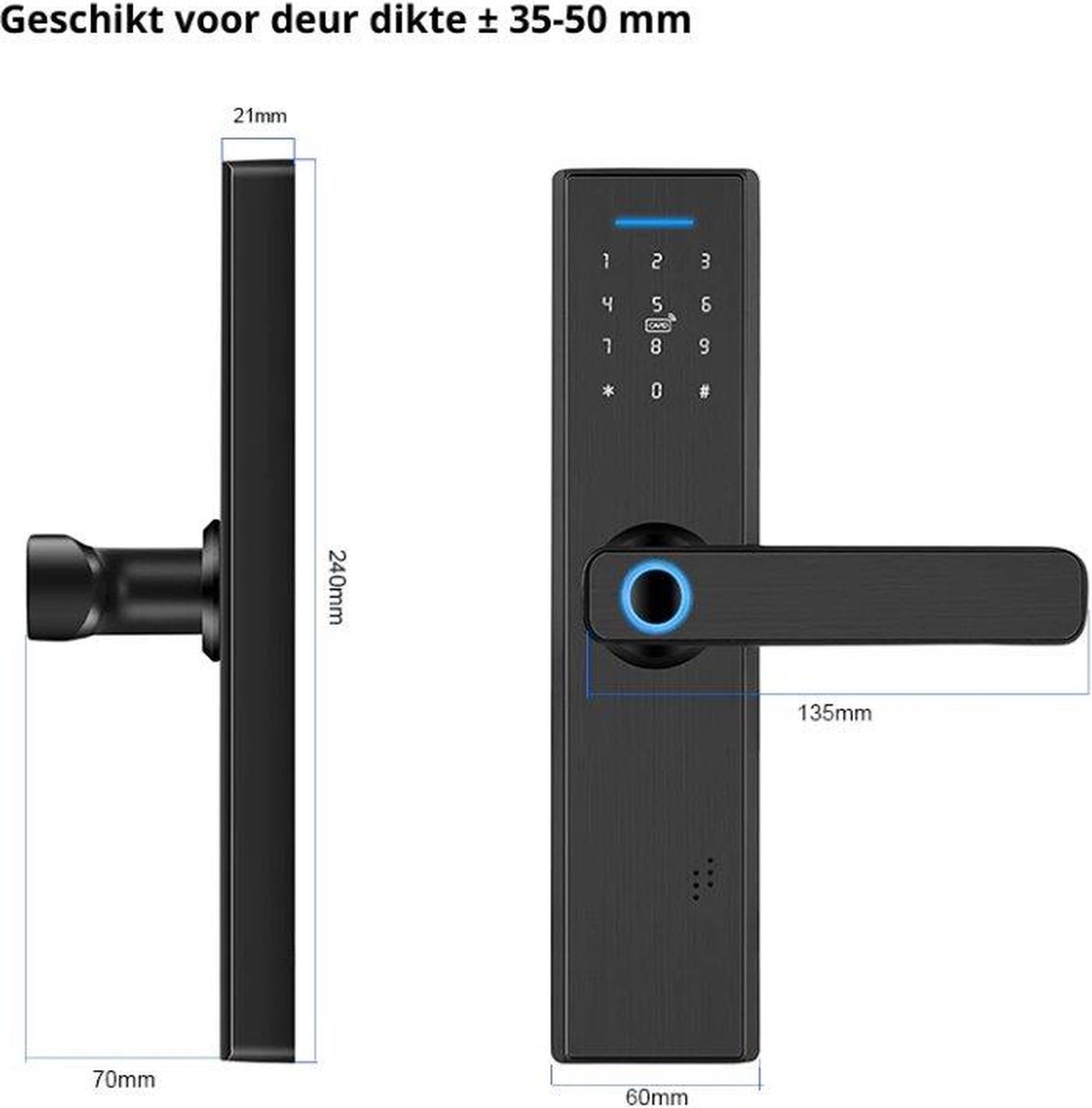 Lupio Smart Deurslot | Deurvergrendeling | Beveiliging | Digitale Deur ...