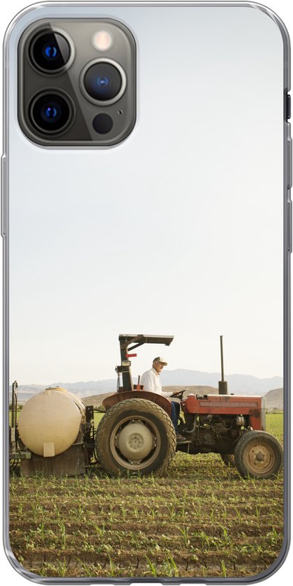 iPhone 13 Pro hoesje - Tractor - Boer - Berg - Siliconen Telefoonhoesje ...