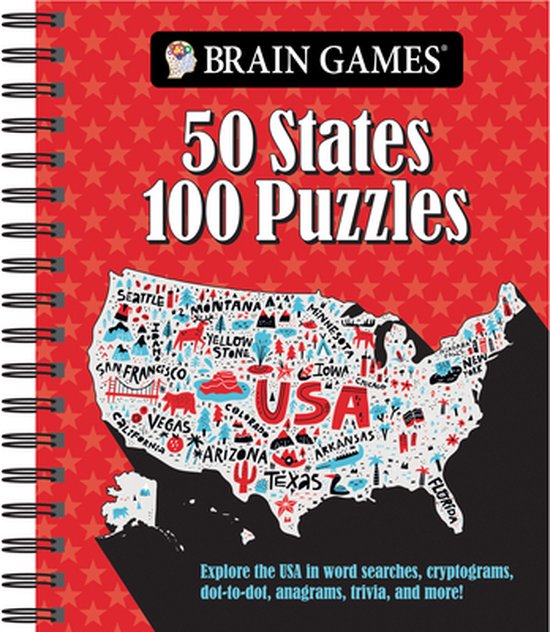 Brain Games- Brain Games - 50 States 100 Puzzles, Publications ...
