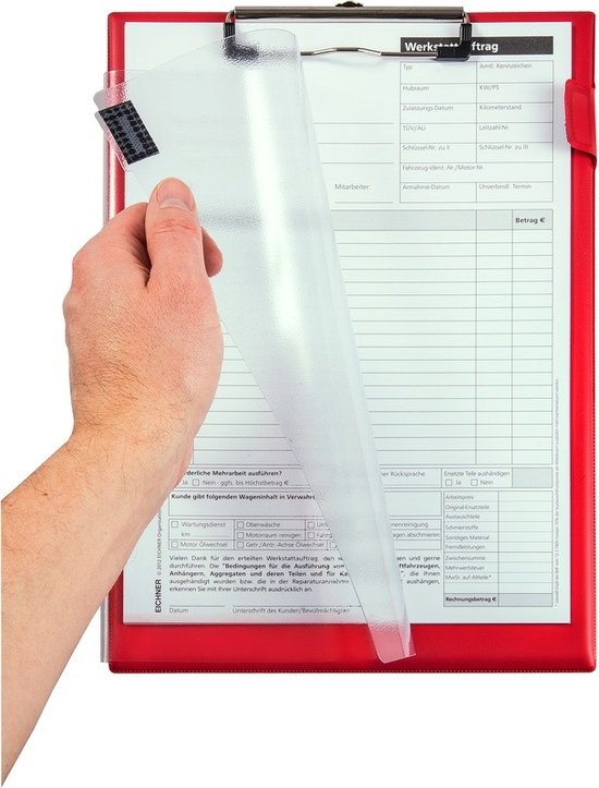 Werkordermap met klem EASY OPEN A4 per 10 stuks - Blauw | bol