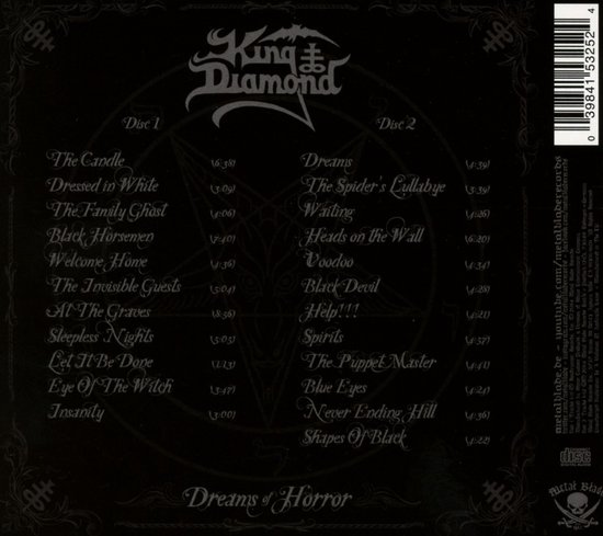 King Diamond - Dreams Of Horror (Best Of) (2 CD), King Diamond | CD ...