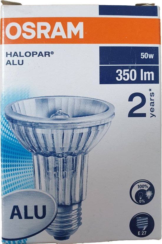 Osram Halopar ALU 50W E27 30° | bol