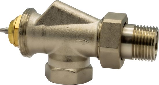 Thermostatische radiatorkraan haaks omgekeerd M30-1/2MV | bol