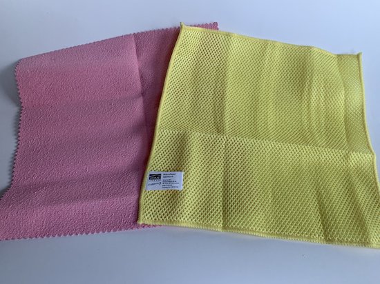 schoonmaken keuken schoonmaak doekjes set van 2 microvezel doekjes | bol