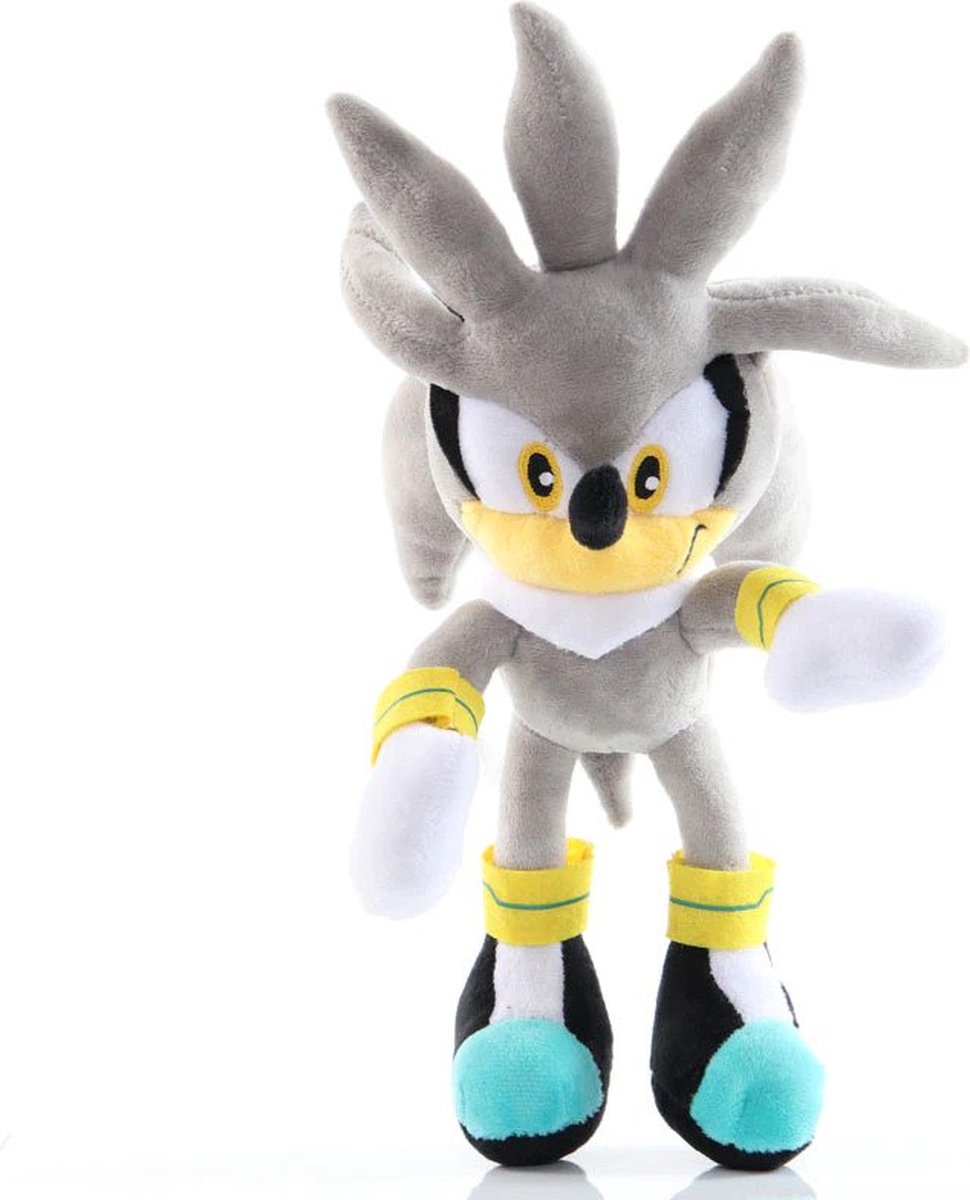 Silver - Sonic The Hedgehog Pluche Knuffel 30 cm | Sonic Plush Toy ...