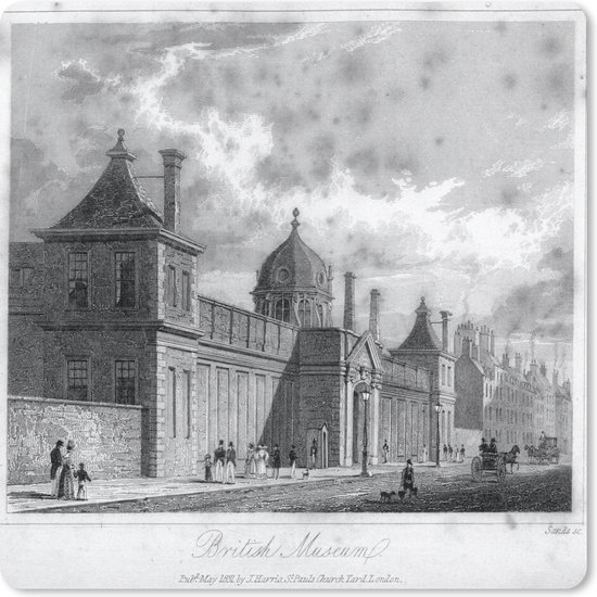 Muismat - Mousepad - het British Museum - 30x30 cm - Muismatten | bol.com