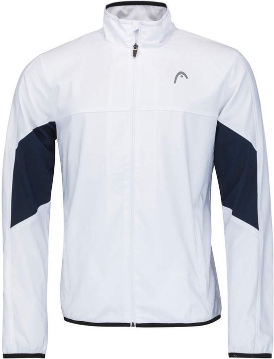HEAD Club 22 Jacket Sportjack Heren Wit Blauw - Maat S | bol