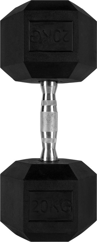 RYZOR Dumbell van 20 kg - Hexagon halter - Dumbells 20 kg - Halters ...
