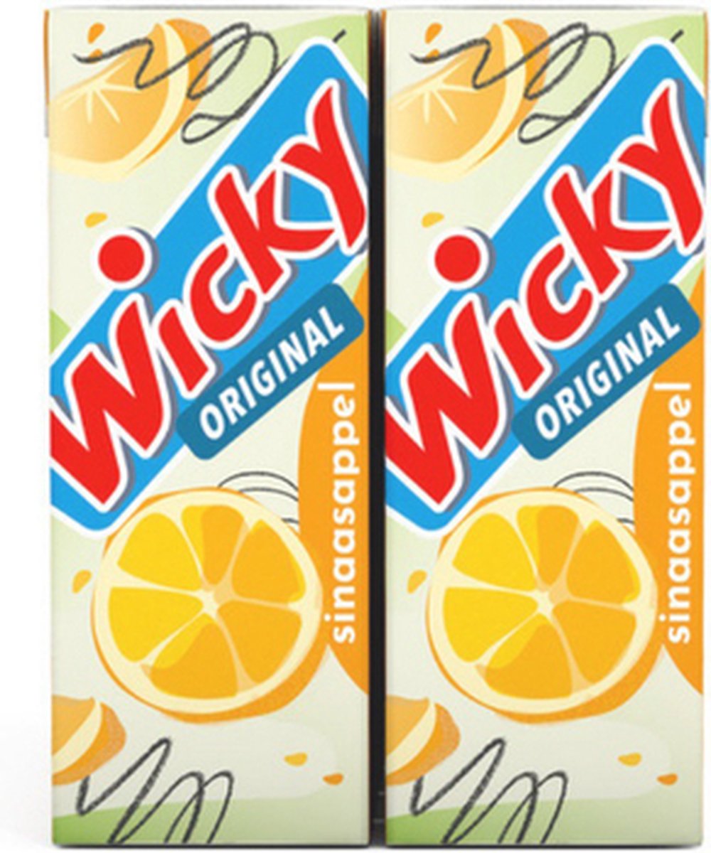Wicky Sinaasappel 10 x 20 cl per pak, tray 3 pakken | bol