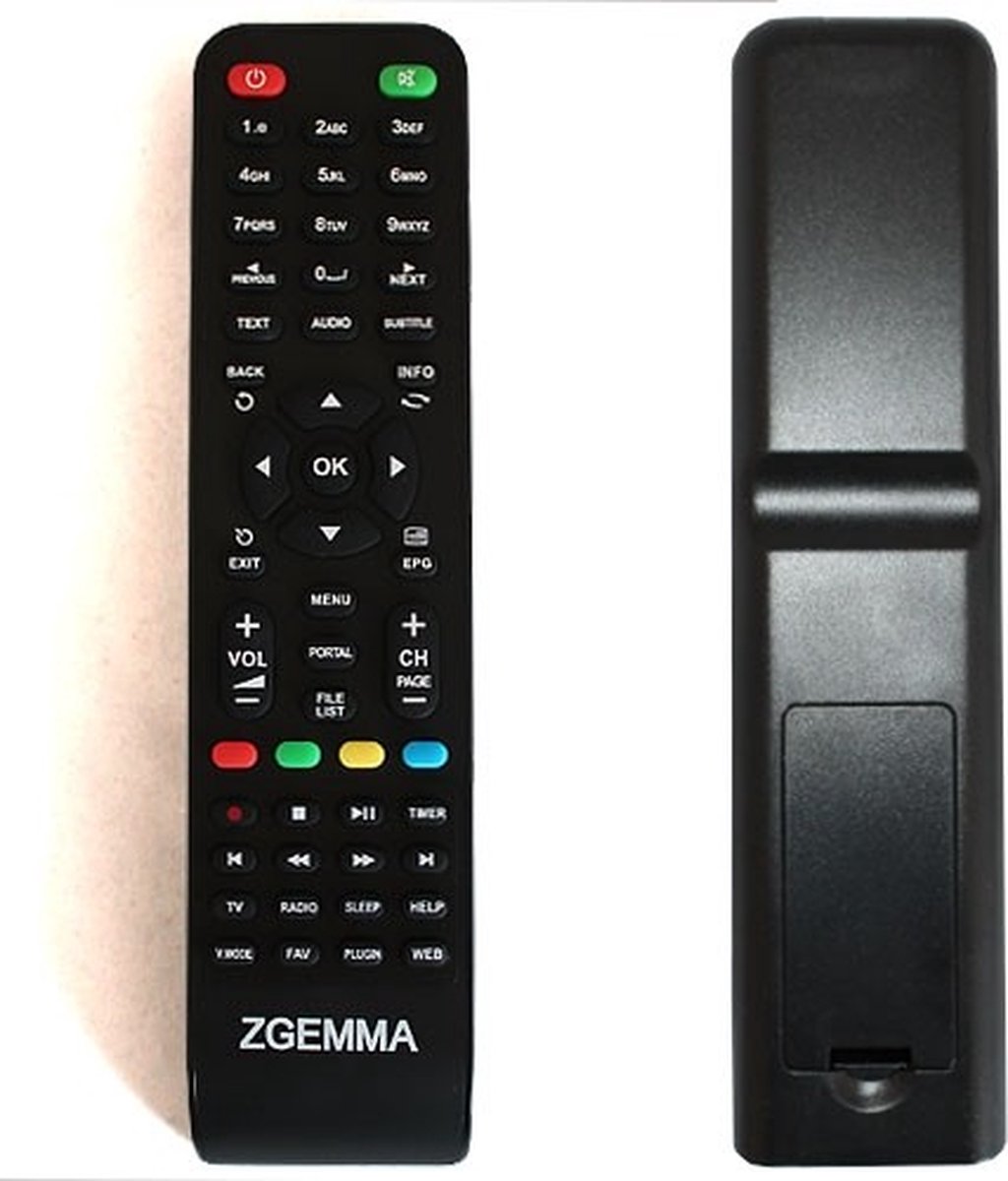 AFSTANDSBEDIENING VOOR ZGEMMA STAR H1 H2 | bol.com