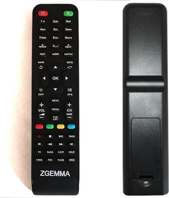 AFSTANDSBEDIENING VOOR ZGEMMA STAR H1 H2 | bol.com