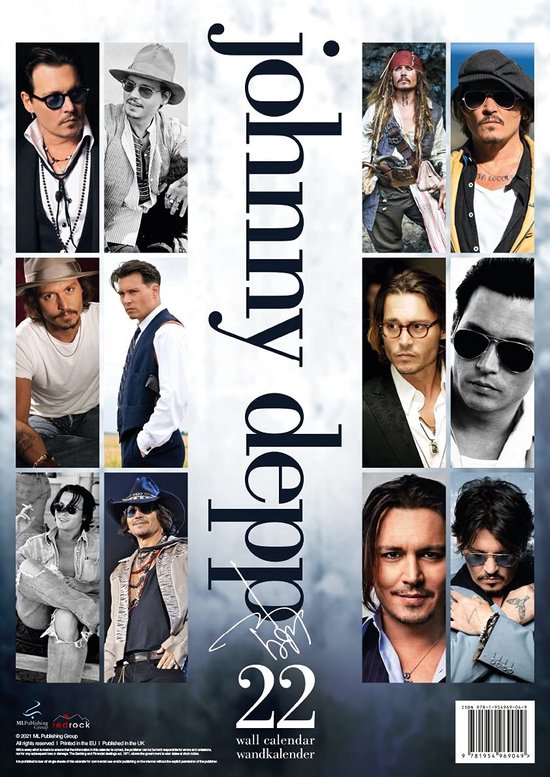 Johnny Depp Kalender 2022 | bol.com