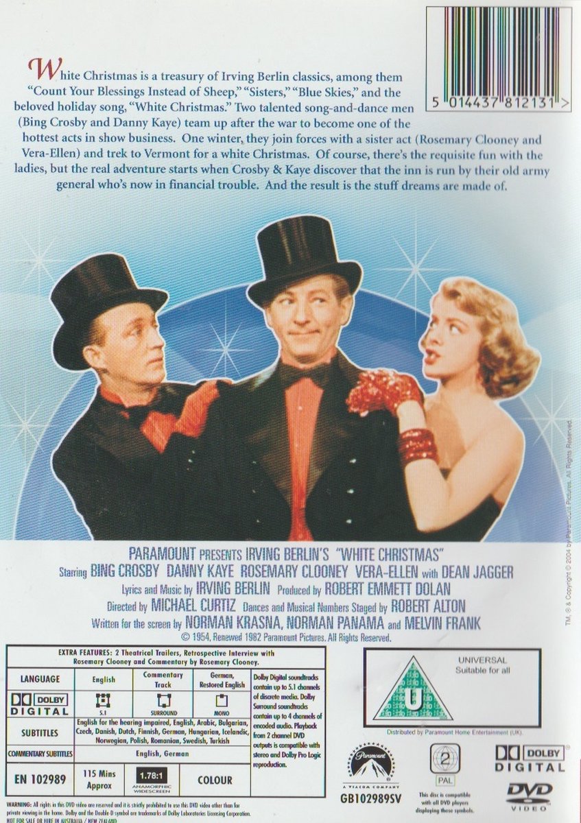 White Christmas (Import) (Dvd), Danny Kaye | Dvd's | bol.com