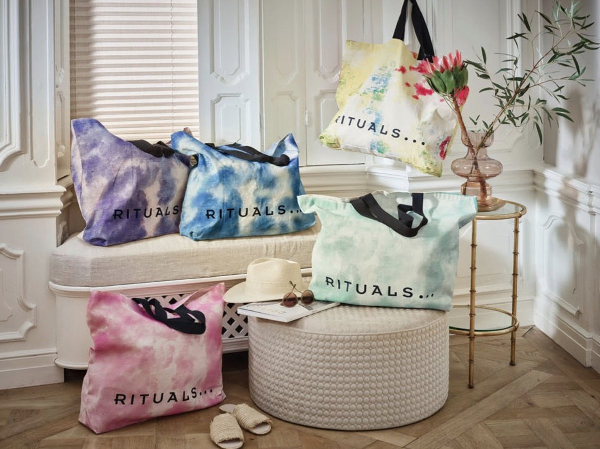 Rituals Tiny Miracles Beach Bag Pink (Roos) | bol.com