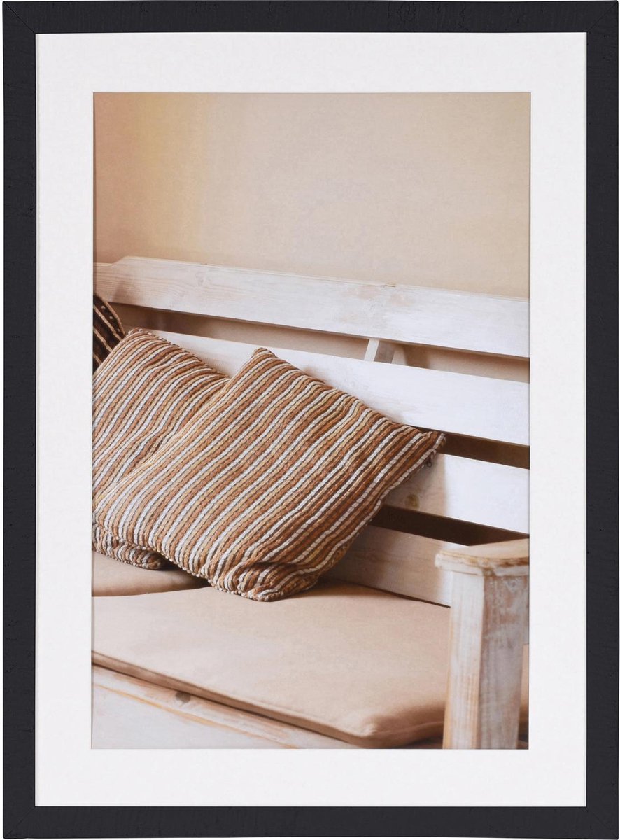 Fotolijst - Henzo - Driftwood - Fotomaat 60x90 cm - Zwart | bol