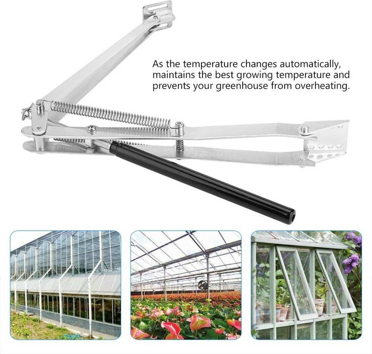 Zonnewarmtegevoelige -Automatische Raamopener Vent - Autovent Landbouw ...