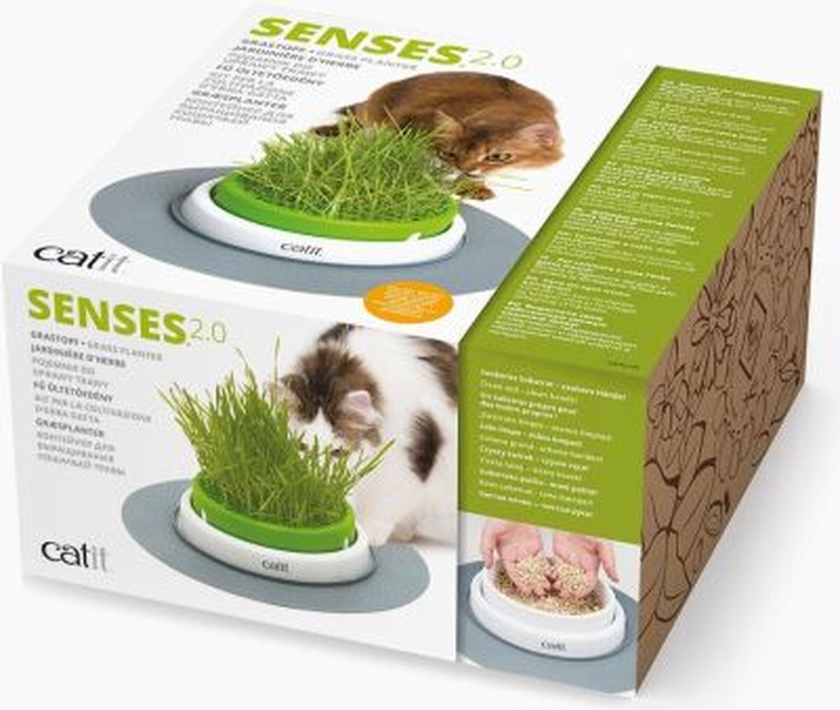 Catit Design Senses Grass Garden Kit - Kattengras - 1 | bol