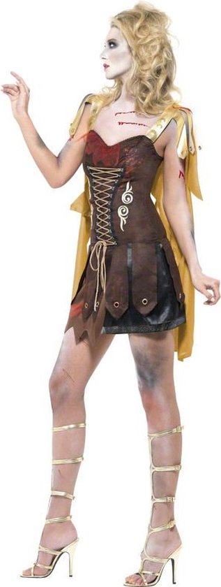 " Sexy zombie gladiator kostuum voor dames Halloween pak ...