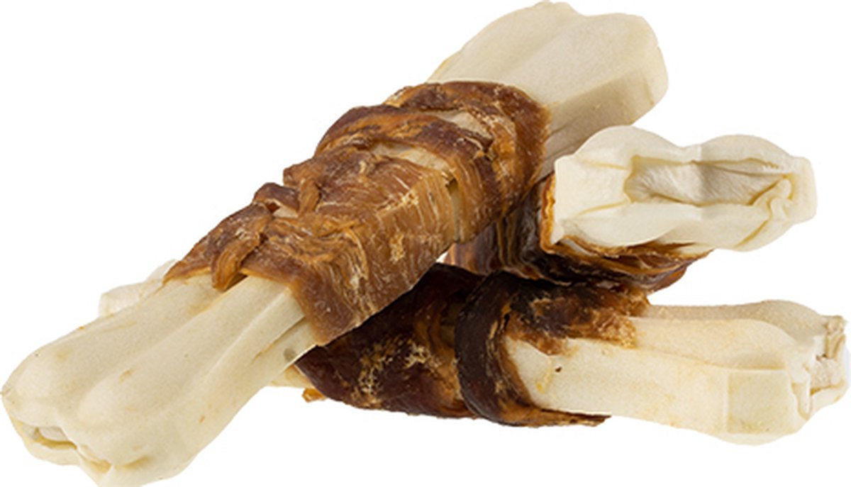 Petstyleliving - Geperst bot met eend 10cm - 20 stuks - Hondensnack ...