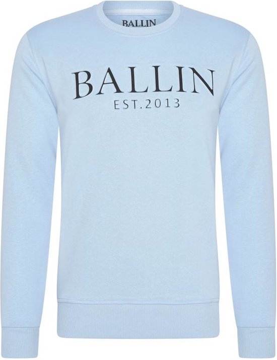 Ballin Sweater Heren Sky Blue 2205 Size : S | bol.com