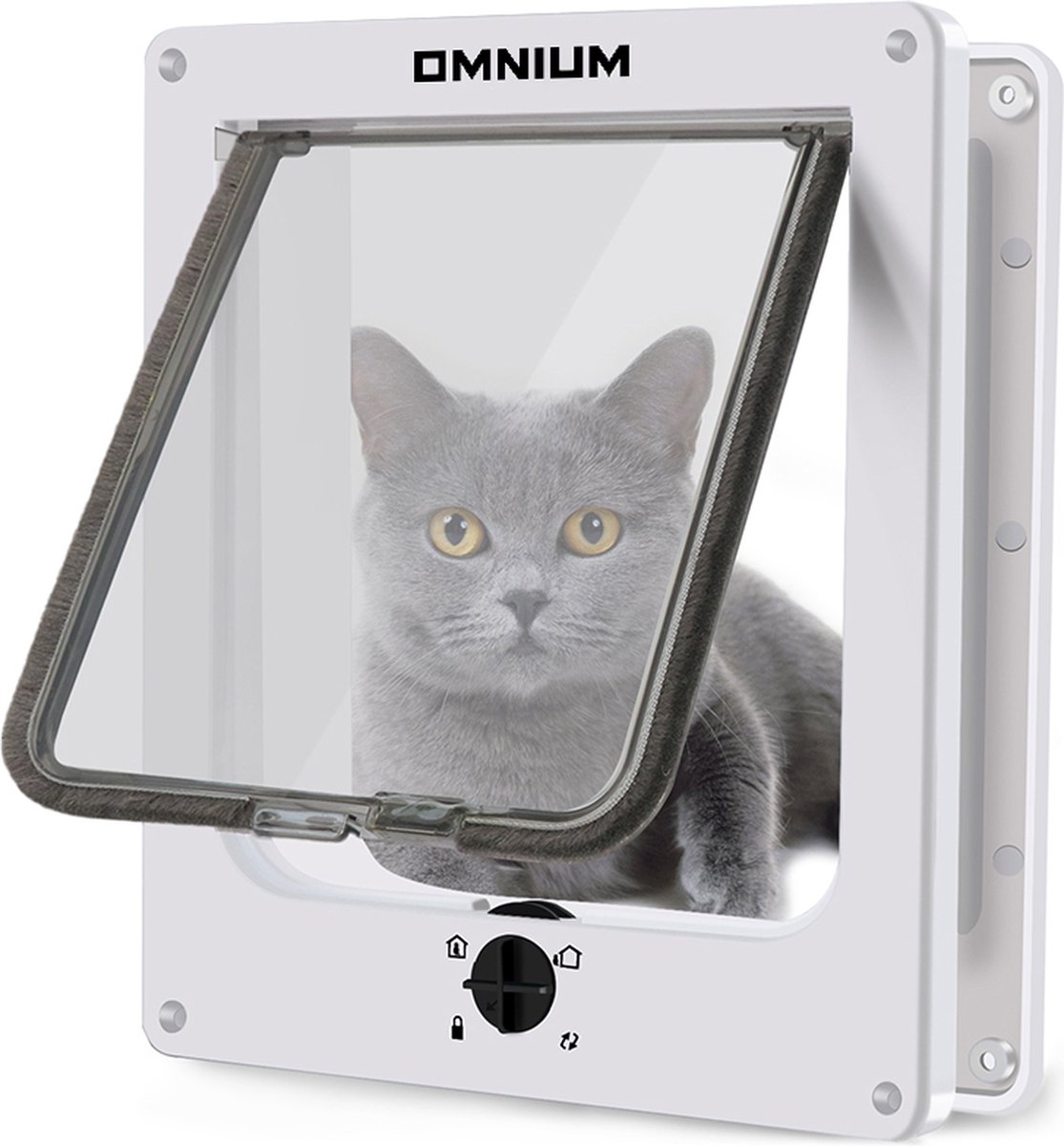Omnium - Kattenluik Met Tunnel - Hondenluik - 4 Vergrendelingsstanden ...