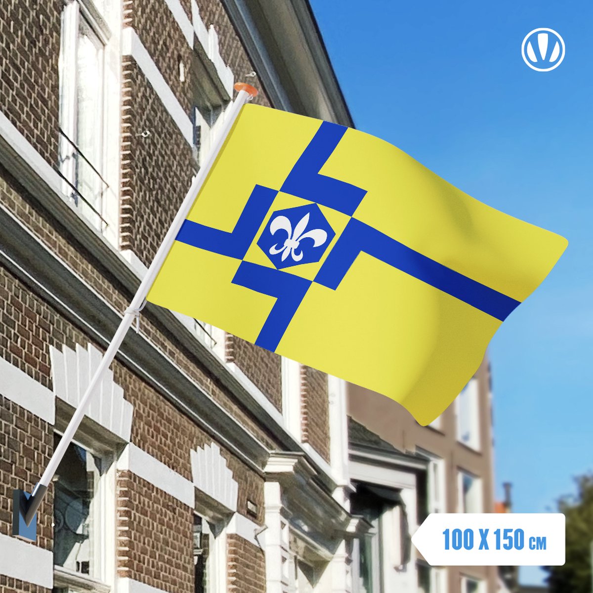Vlag Lelystad 100x150cm | bol.com