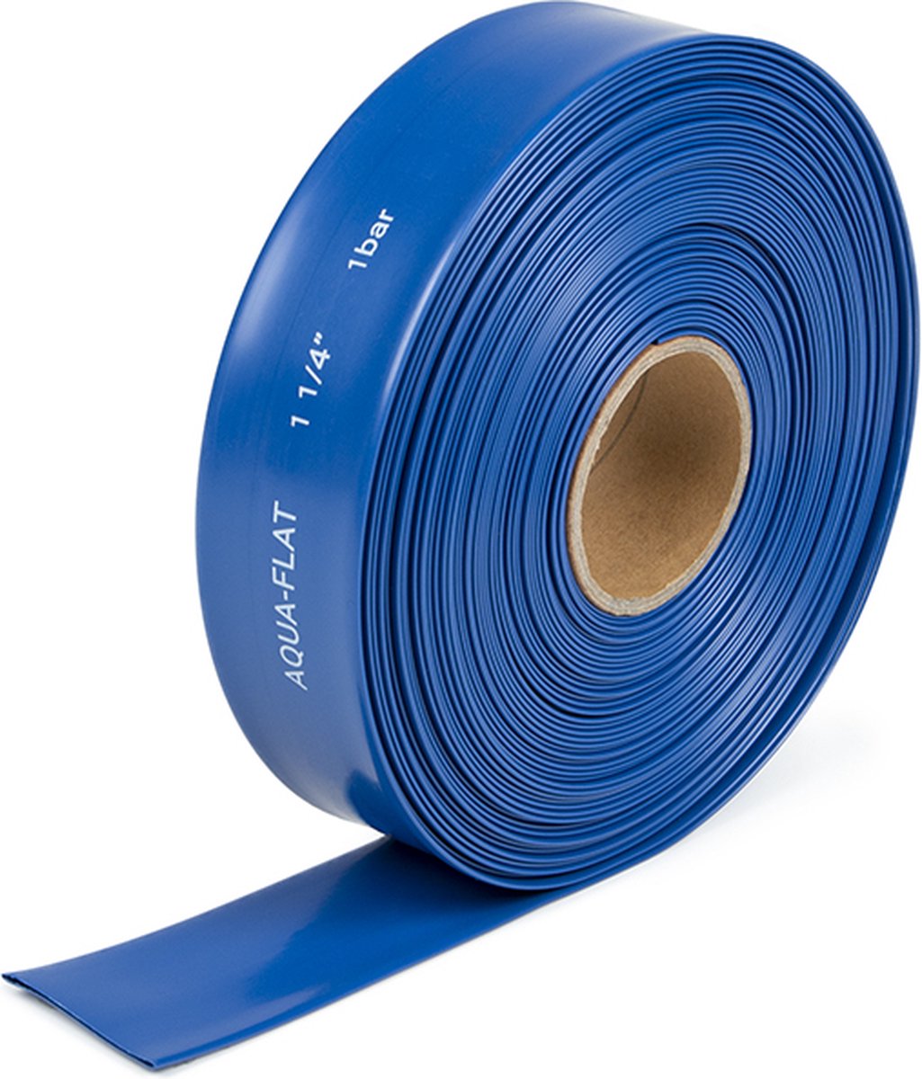 Platte waterslang budget | Incl. slangklem | Rol 20 meter | Ø 51 mm ...