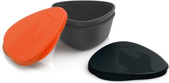 Light My Fire SnapBox Orange/Black set van 2 | bol