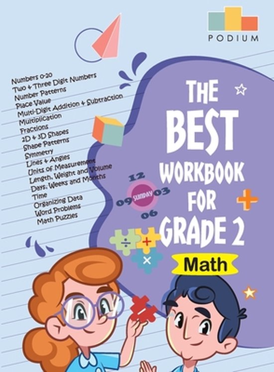 Best Grade 2 Math Workbook | 9789390354061 | Podium School | Boeken | bol