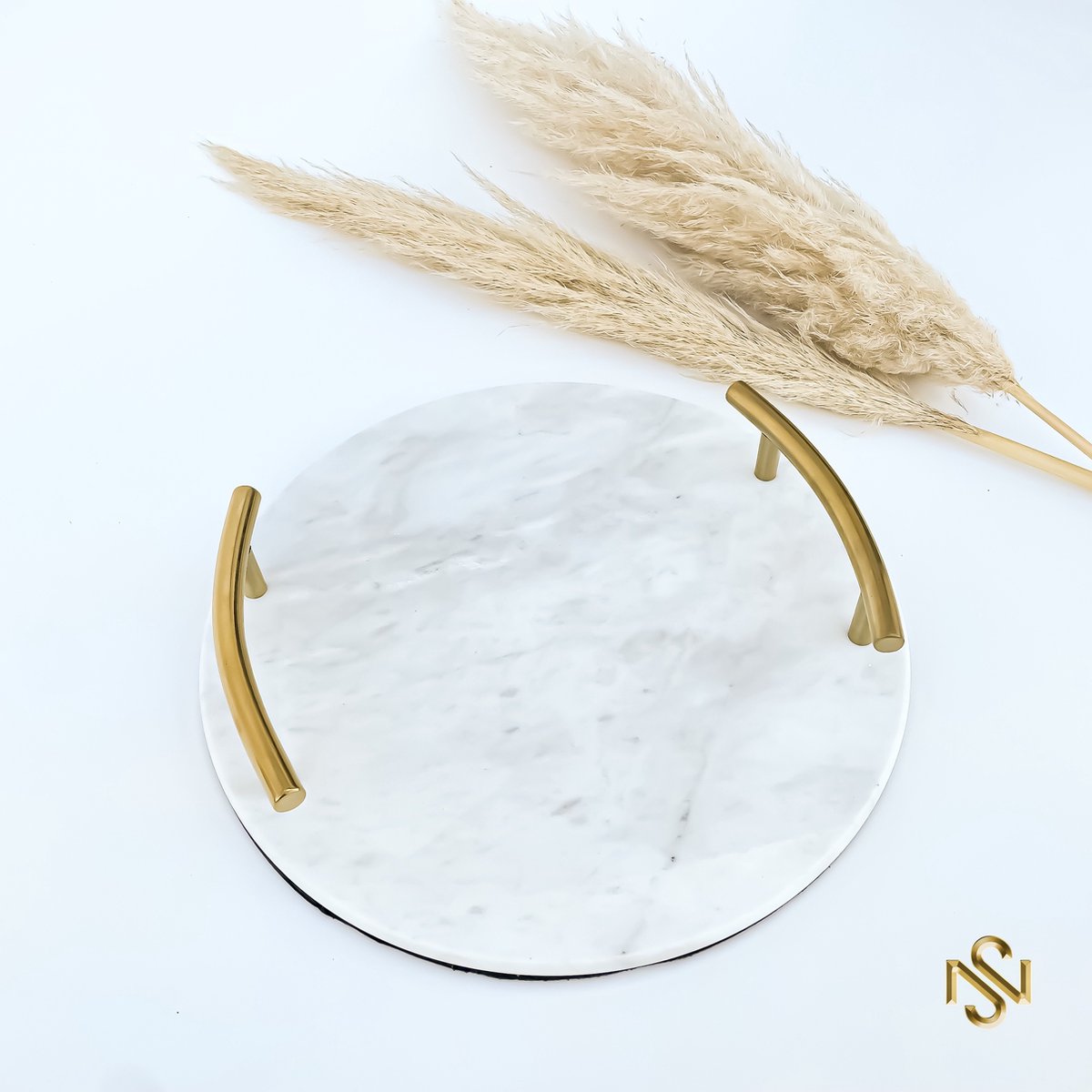 San Naila - Plateau - Marmeren dienblad - gouden marmeren plateaus ...