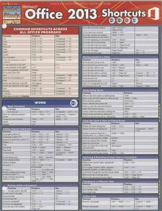 Microsoft Office 2013 Shortcuts, John Hales | 9781423221715 | Boeken ...