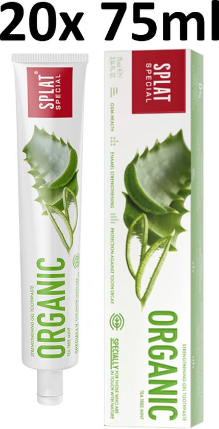 Splat special tandpasta Organic 20x75ml. | bol