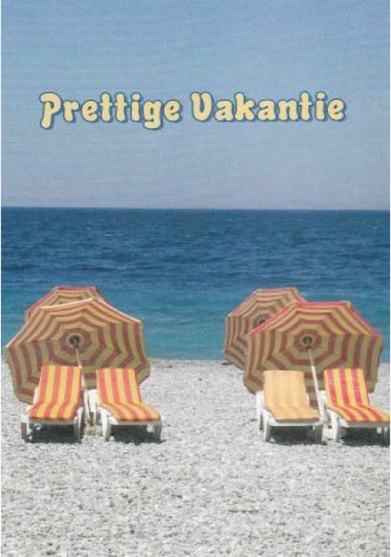 Prettige vakantie! Een leuke wenskaart om al helemaal in de stemming te ...