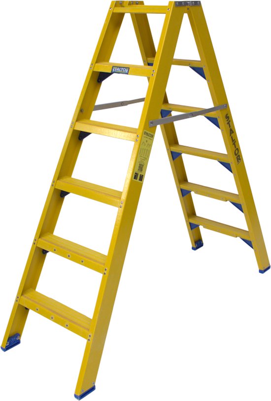 Staltor Dubbele Kunststof trap - 6 treden | bol