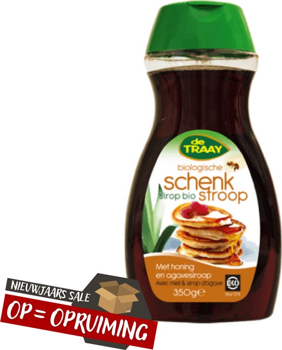 Schenkstroop De Traay - Fles 350 gram - Biologisch | bol