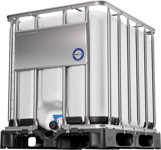 IBC Container Nieuw 1000 liter Wit - UV-bestendig | bol