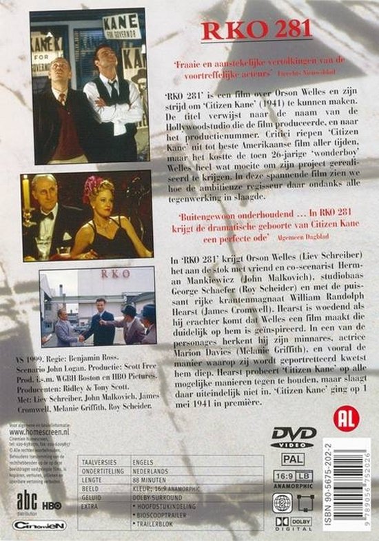 Rko 281 (Dvd), Liam Cunningham | Dvd's | bol