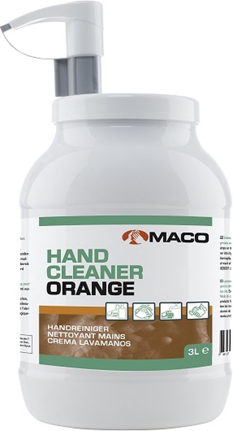 MACO Handcleaner Orange 3L pot + handpomp | bol