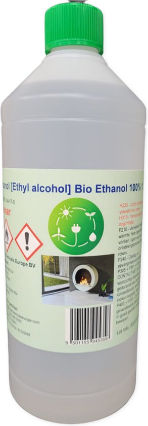 Bio ethanol - 100% zuiverheid - BioFair - Bioethanol - schone ...