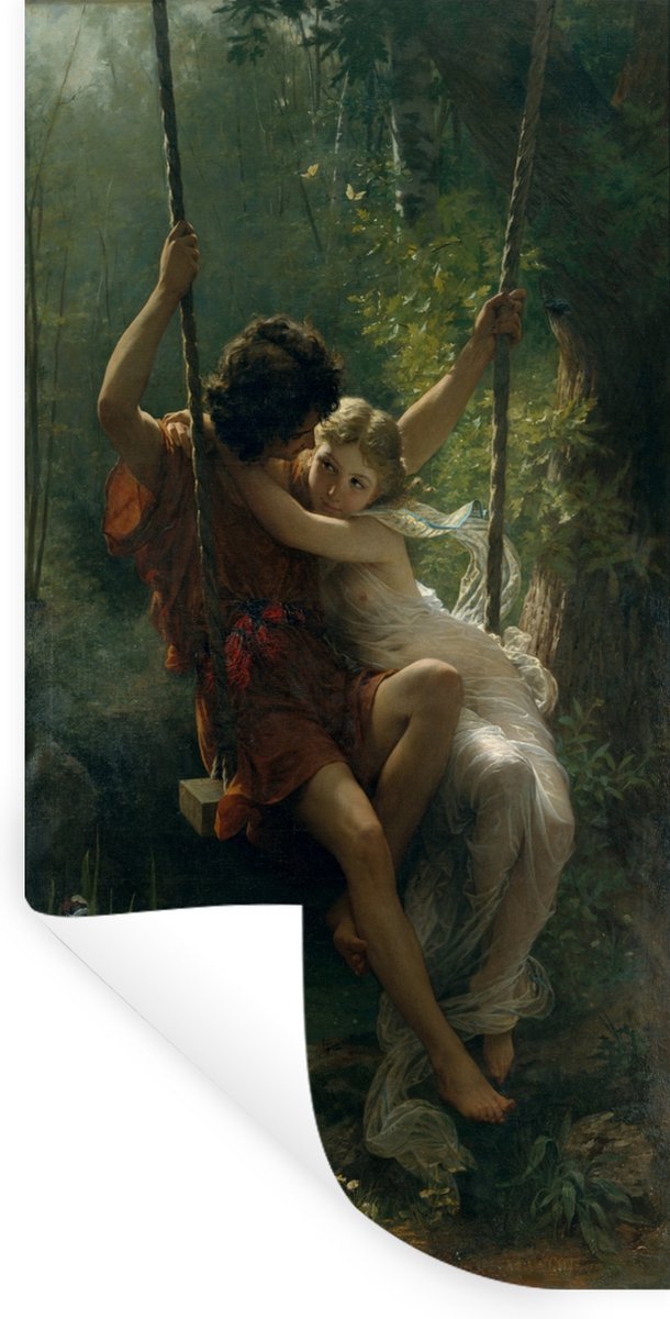 Stickers muraux - Pierre-Auguste Cot - Peinture - Printemps - 60x120 cm ...