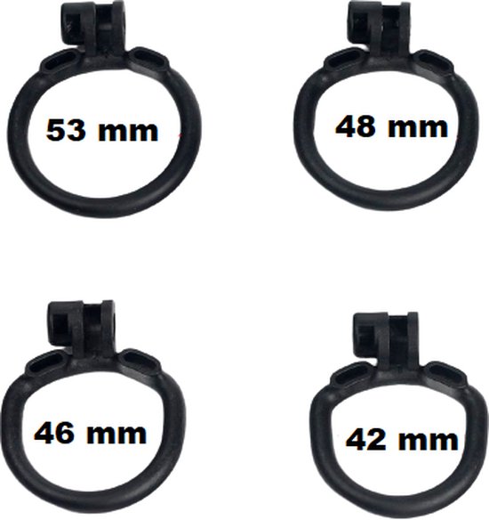 SissyMarket - The Feminizer - Zwart - Small - Peniskooi - Chastity cage ...