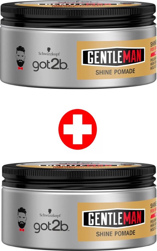 Got2Be Gentleman Shine Pomade -2 stuks | bol.com