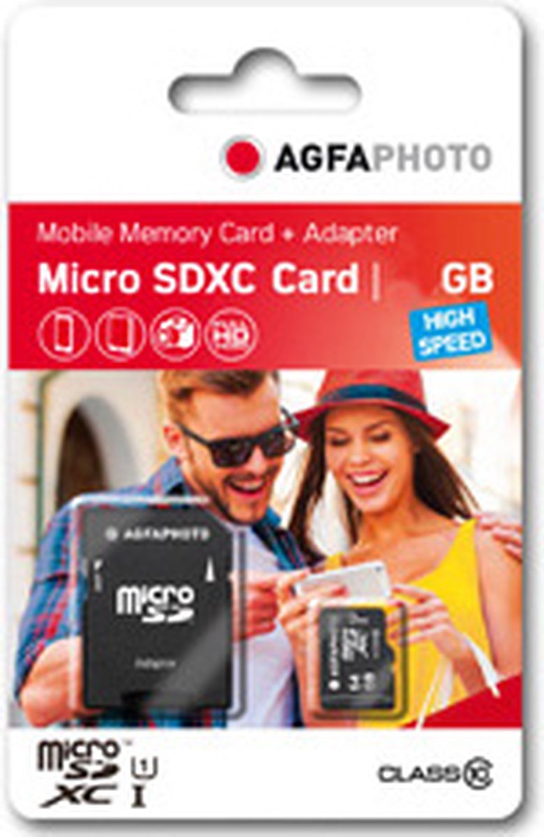 AgfaPhoto Mobile High Speed 4GB Micro SDHC Class 10 (+ Adapter) | bol.com