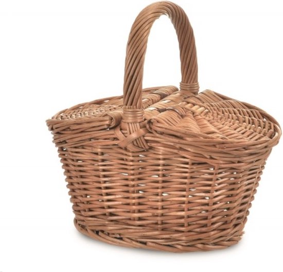 Picknick mandje - Riet - 21x20x14cm | bol.com