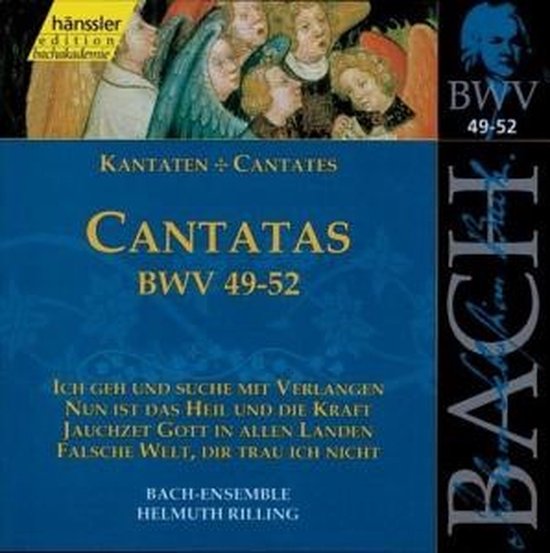 Bach-Ensemble, Helmuth Rilling - J.S. Bach: Cantatas Bwv 49-52 (CD ...
