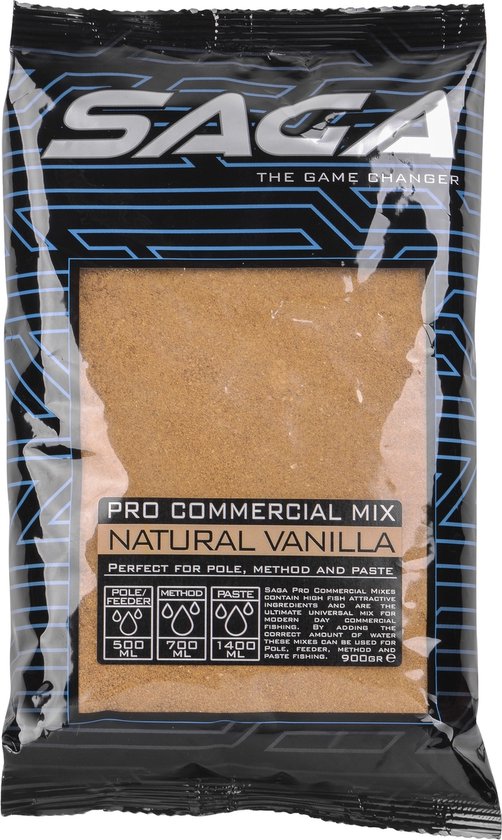 SAGA PRO COMMERCIAL MIX NATURAL VANILLA 900G | bol.com