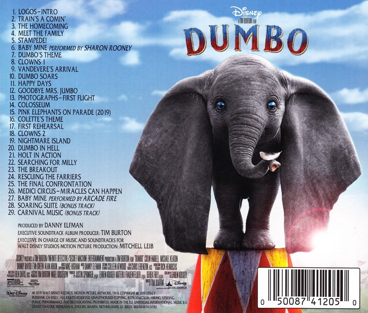 Various Artists - Dumbo (CD) (Original Soundtrack), Original Soundtrack ...