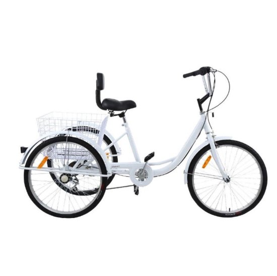 Palres® 24 inch Driewieler - Rijwiel Met 3 Wielen - Driewielfiets ...