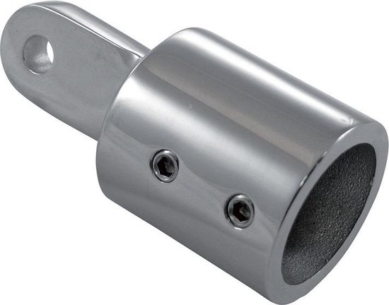 Eindkap met oog en 2x inbusschroef, 25mm RVS-316 (A4) | bol